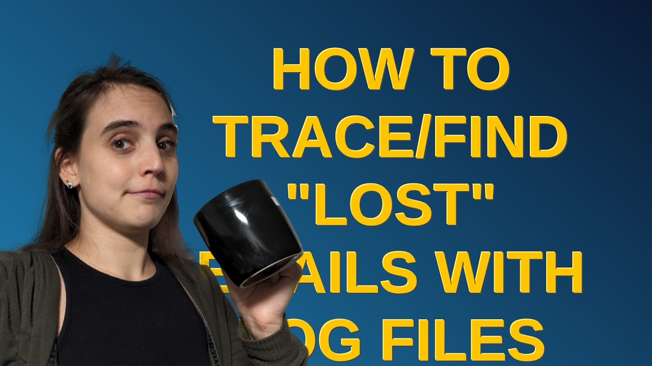 How to trace/find "lost" emails with log files and doveadm? - YouTube