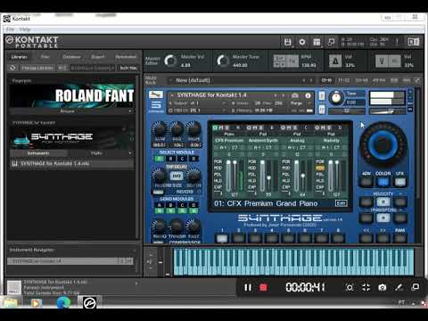 SYNTHAGE 1.4 Ronate Testando O som - YouTube