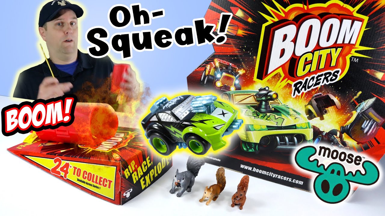 Boom City Racers Rip Race Explode Vehicles Review Moose - YouTube