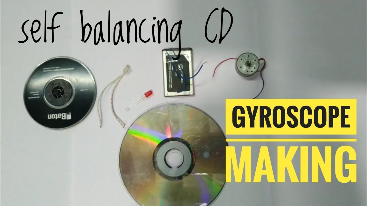 self balancing CD (compact disc)/gyroscope|why? - YouTube
