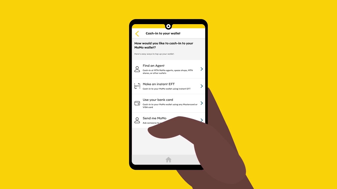MTN MoMo - Cash In via Bank Card - YouTube