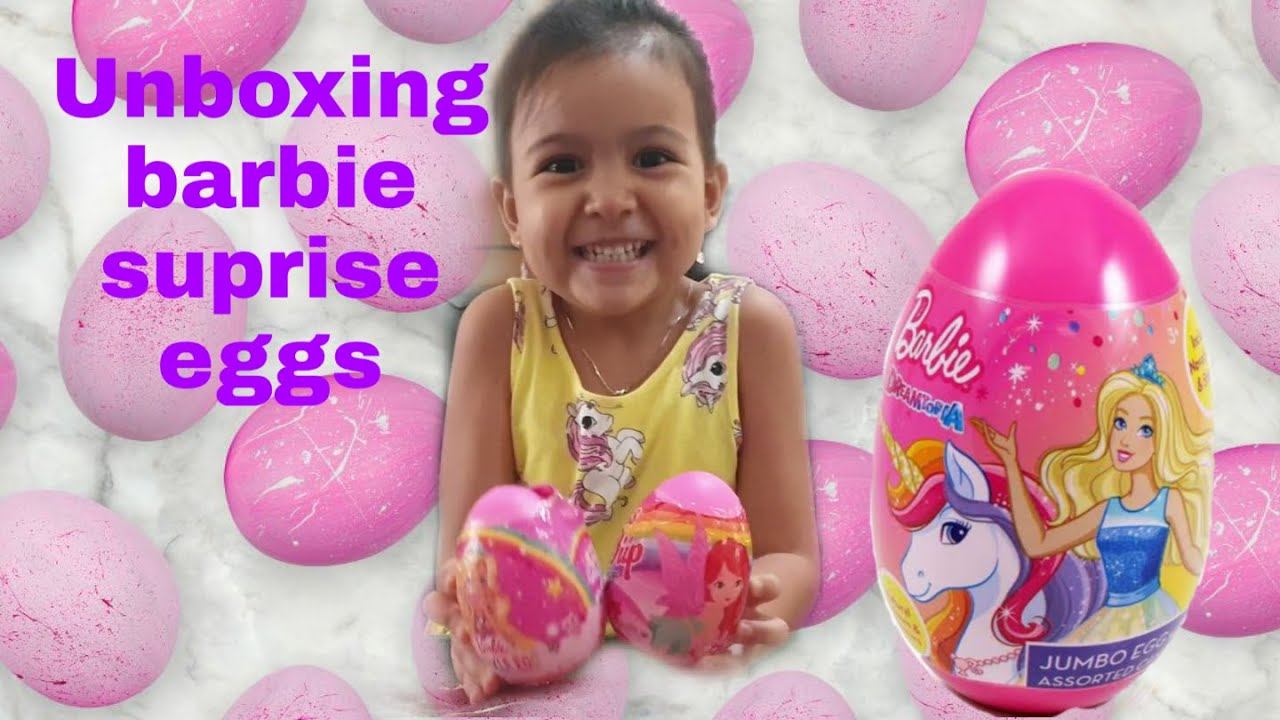 Suprise Eggs Barbie || Unboxing - YouTube