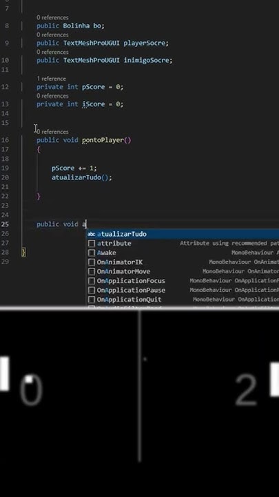 ⚡️ Crie seu 1º JOGO NA UNITY (Pong do ZERO!) 🚀 #unity #gamedev #shorts - YouTube
