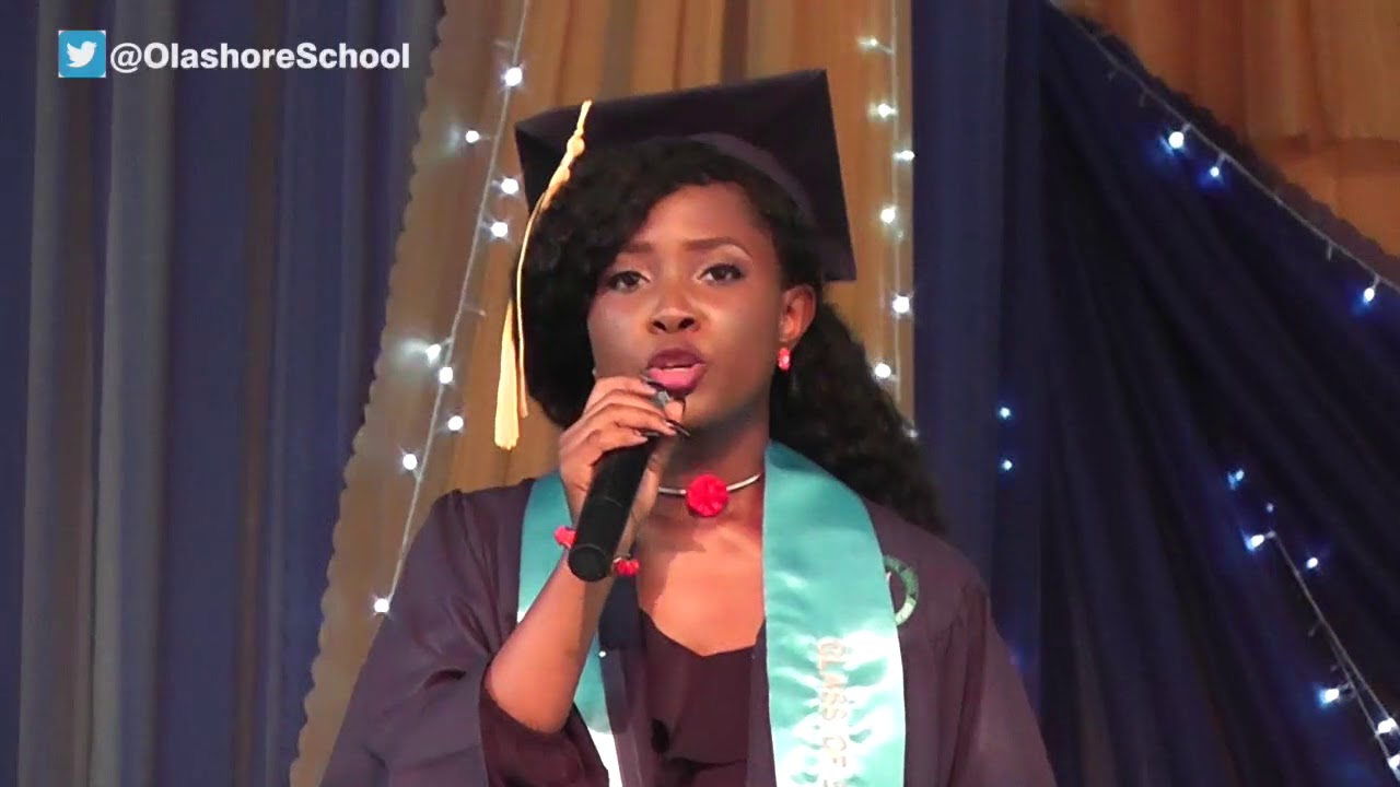 2018 Valedictory Service - Valedictorian Speech - YouTube