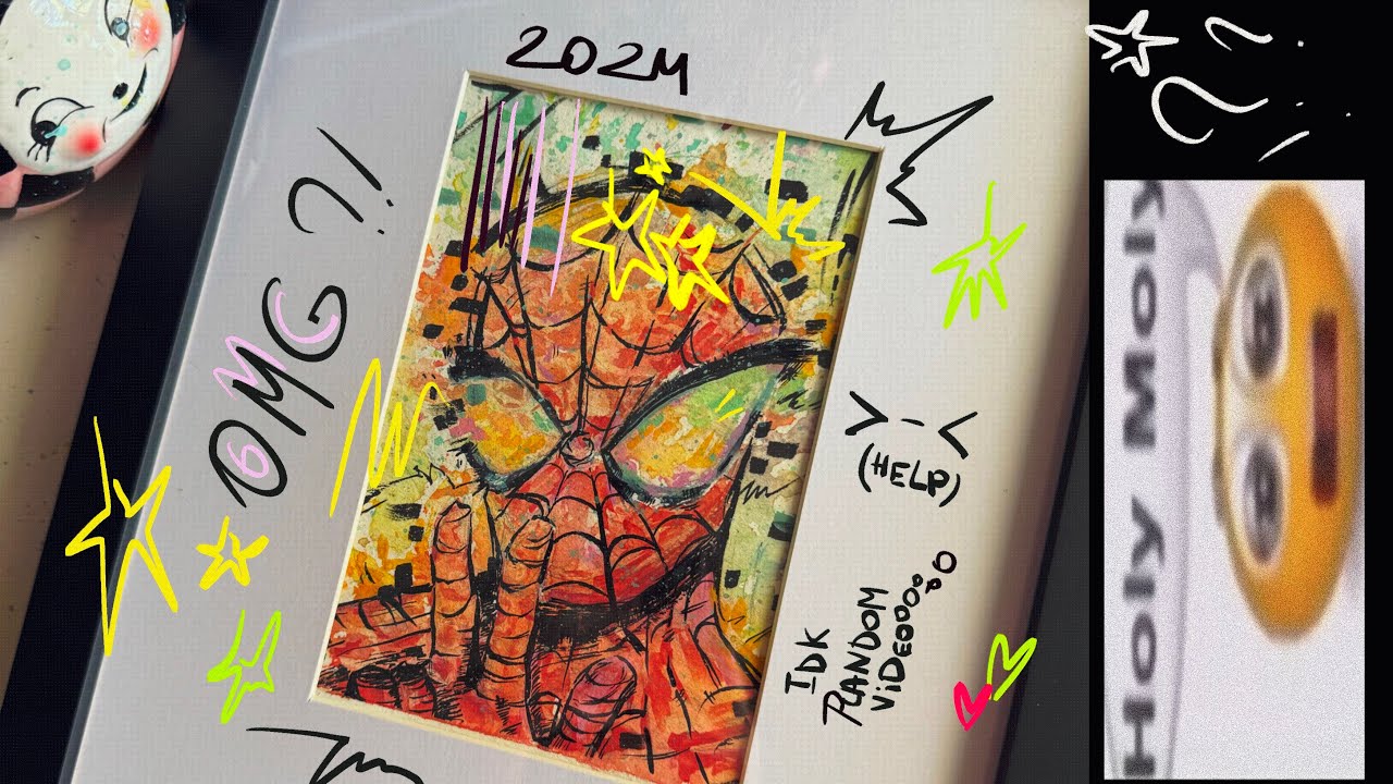 DRAW WITH ME SPIDER-MAN RANDOM SILLY SKETCH WITH SILLY MUSIC aaAaaAA ...