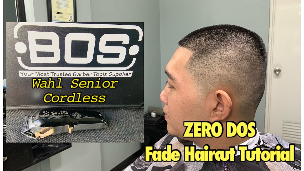 BARBER TUTORIAL:ZERO DOS FADE HAIRCUT | EASY AND BASIC TUTORIAL | WAHL ...