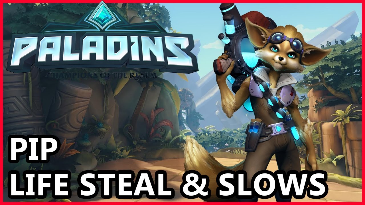 Paladins Pip Gameplay - Life Steal & Slows Pip Build - Paladins ...