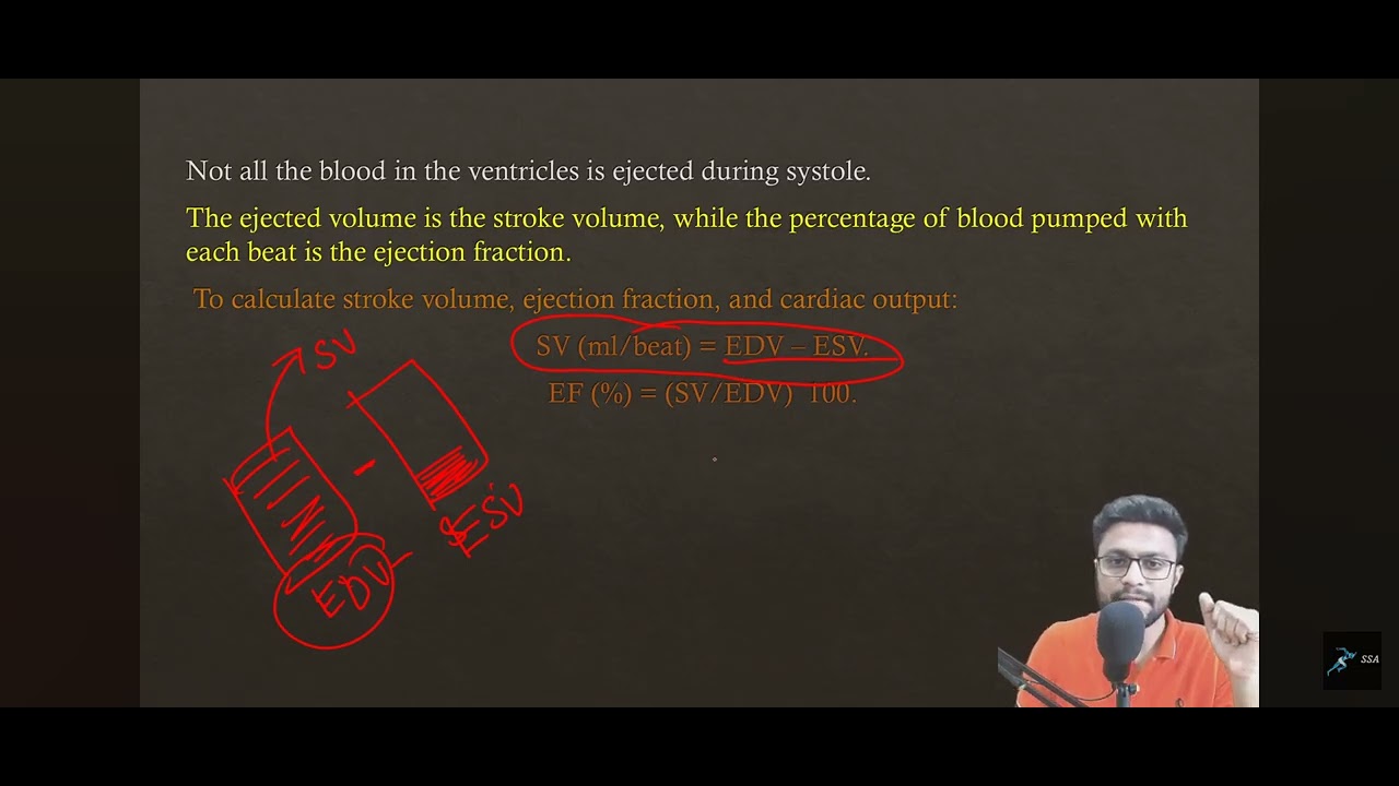 Ejection Fraction, End Diastolic Volume, stroke volume| Exercise Physiology l Divyam Sir - YouTube