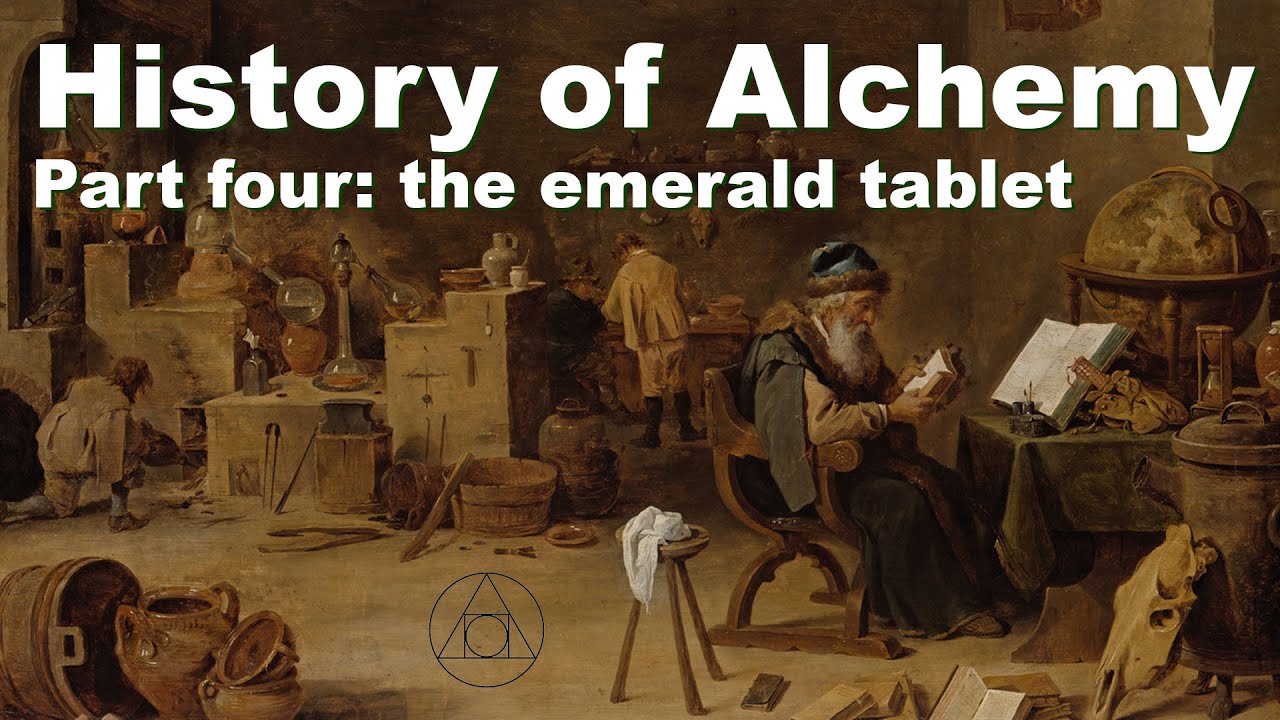 History of Alchemy - part 4: the emerald tablet - YouTube
