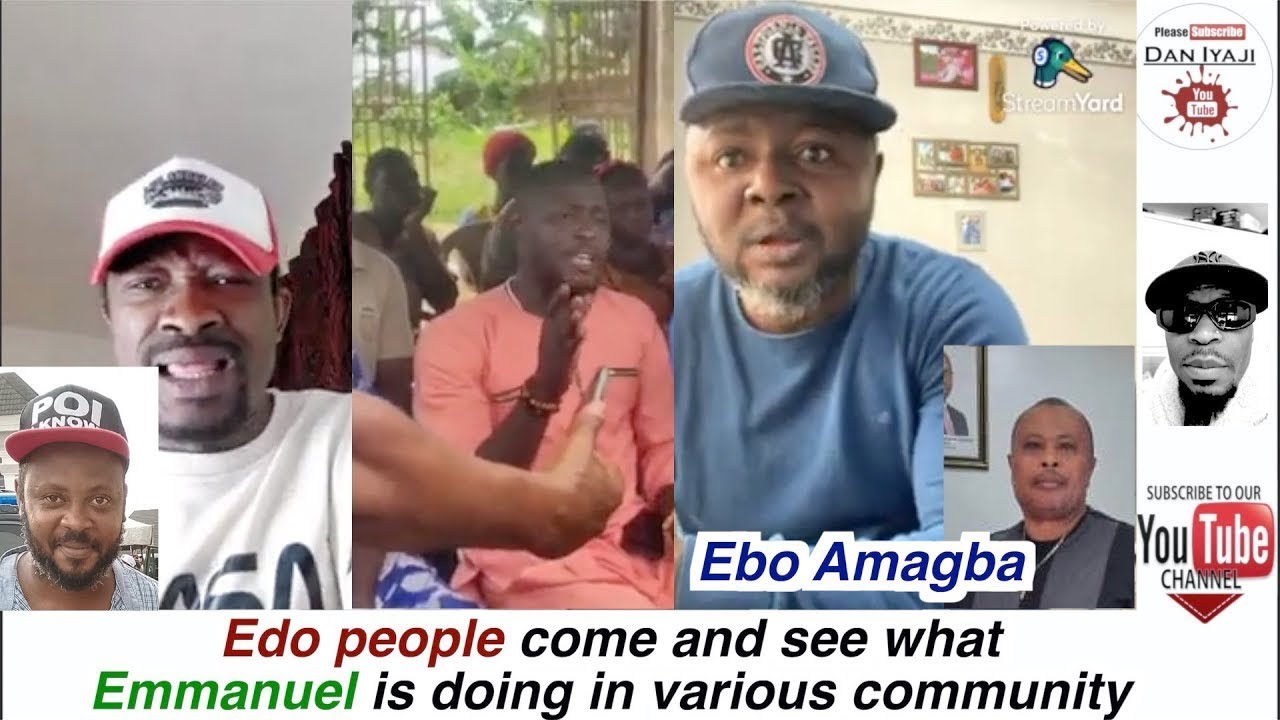Edo people come and see what Emmanuel is doing in various community ...