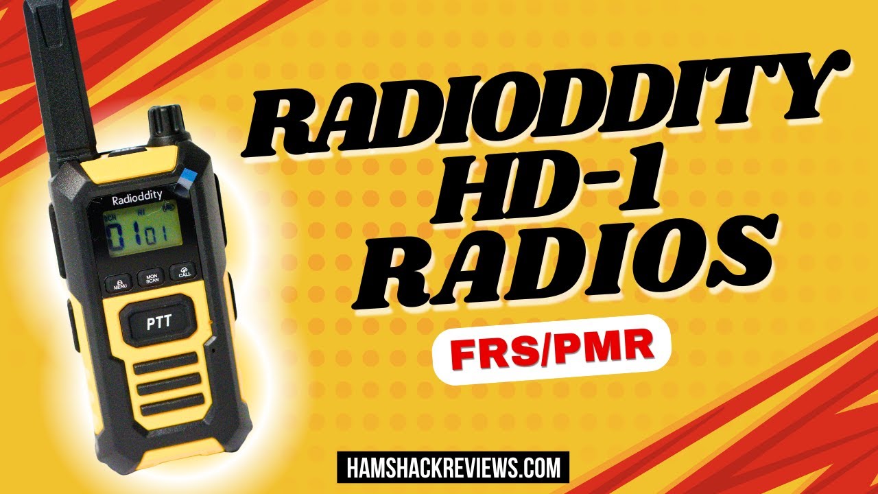 Radioddity HD-1 FRS/PMR Radios - YouTube