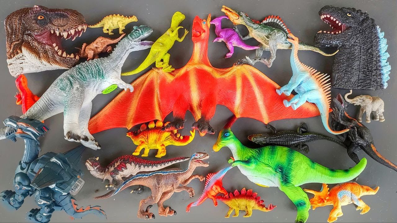 mainan dinosaurus edukasi,tirek,triceratops,mosasaurus,terenodon,siren ...