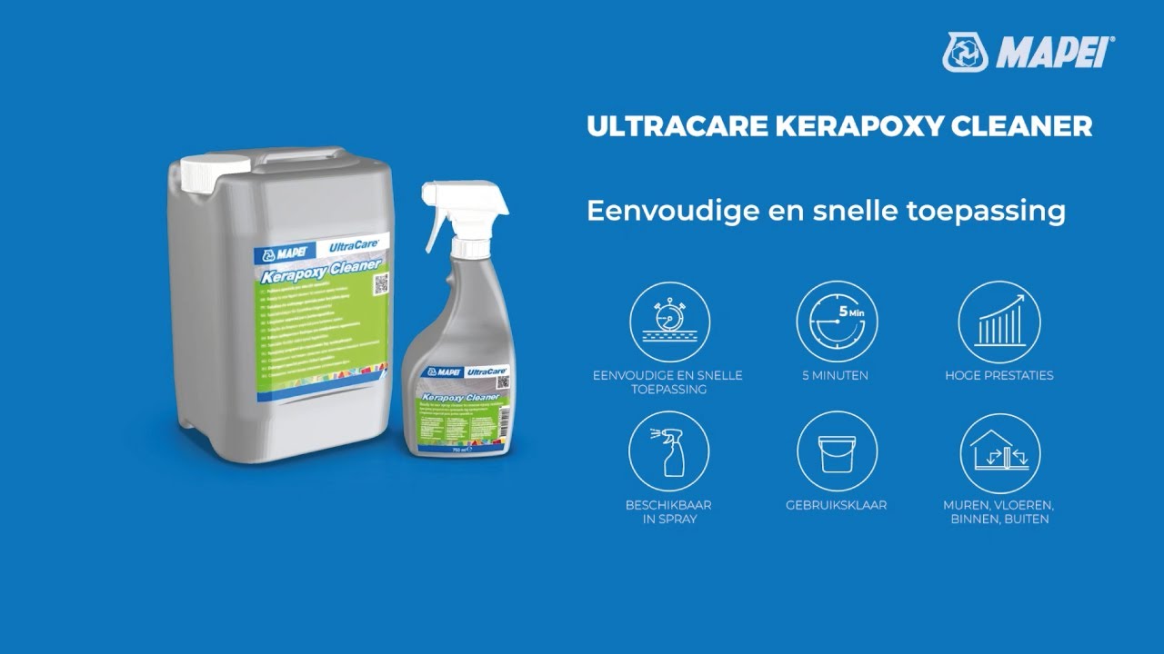 Mapei - Ultracare Kerapoxy Cleaner - NL - YouTube