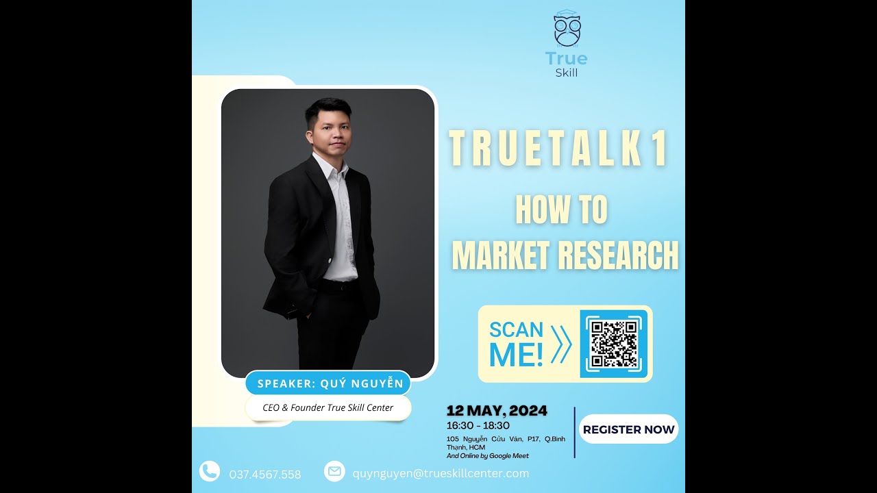 TrueTalk 1 Dân Product làm Nghiên Cứu Thị Trường (Product Market) - YouTube