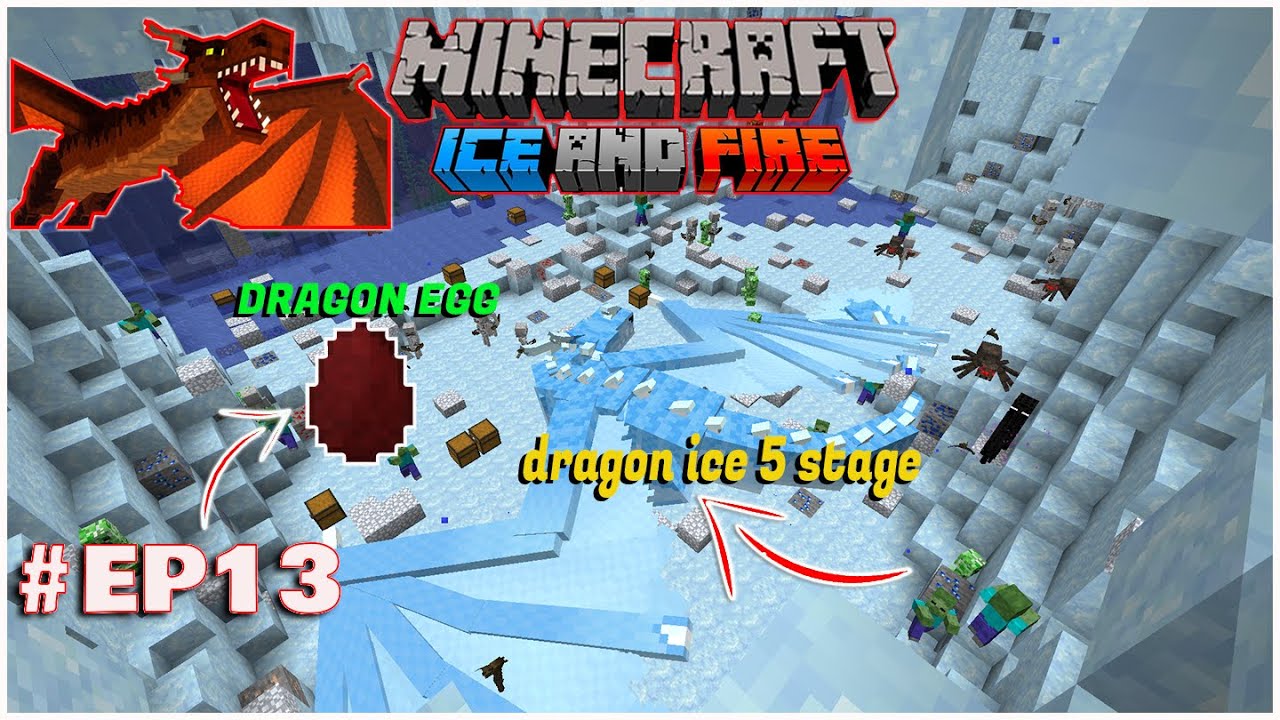 Let's Go Find Dragon Caverns ! Minecraft Ice and Fire 1.16.5 Let's Play ...