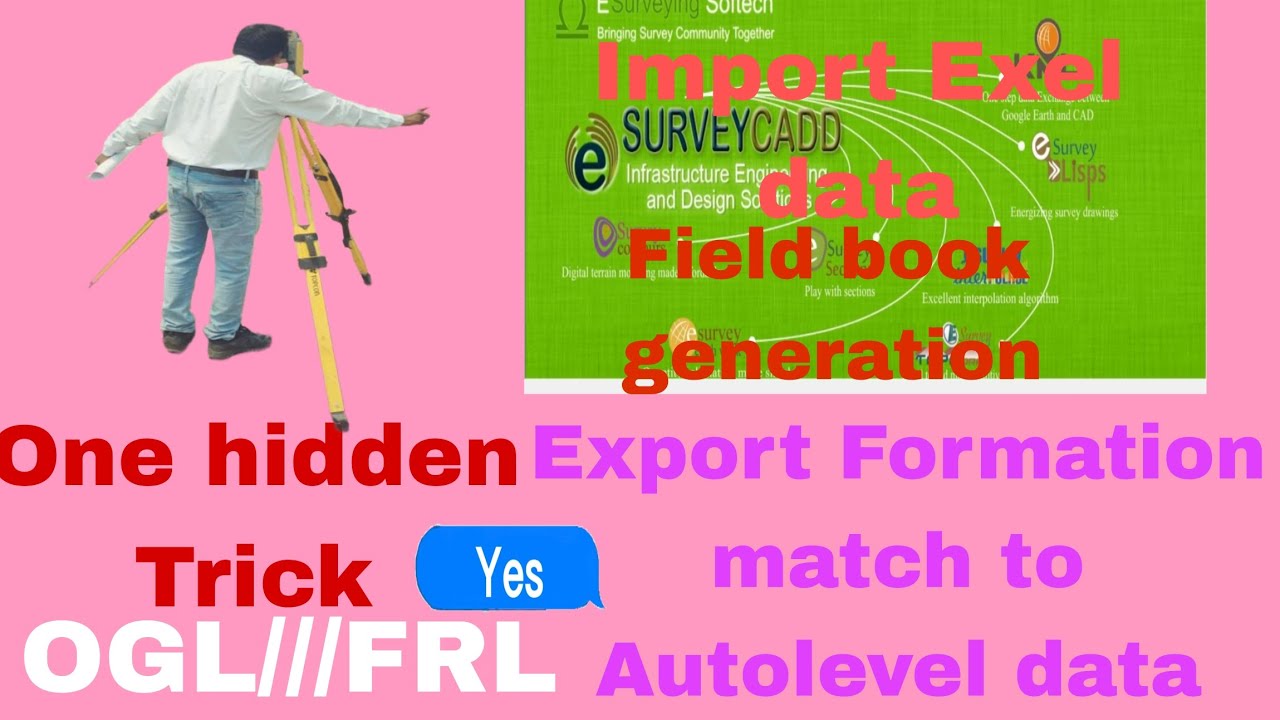 How to Export Formation level field book using Esurvey software// How ...