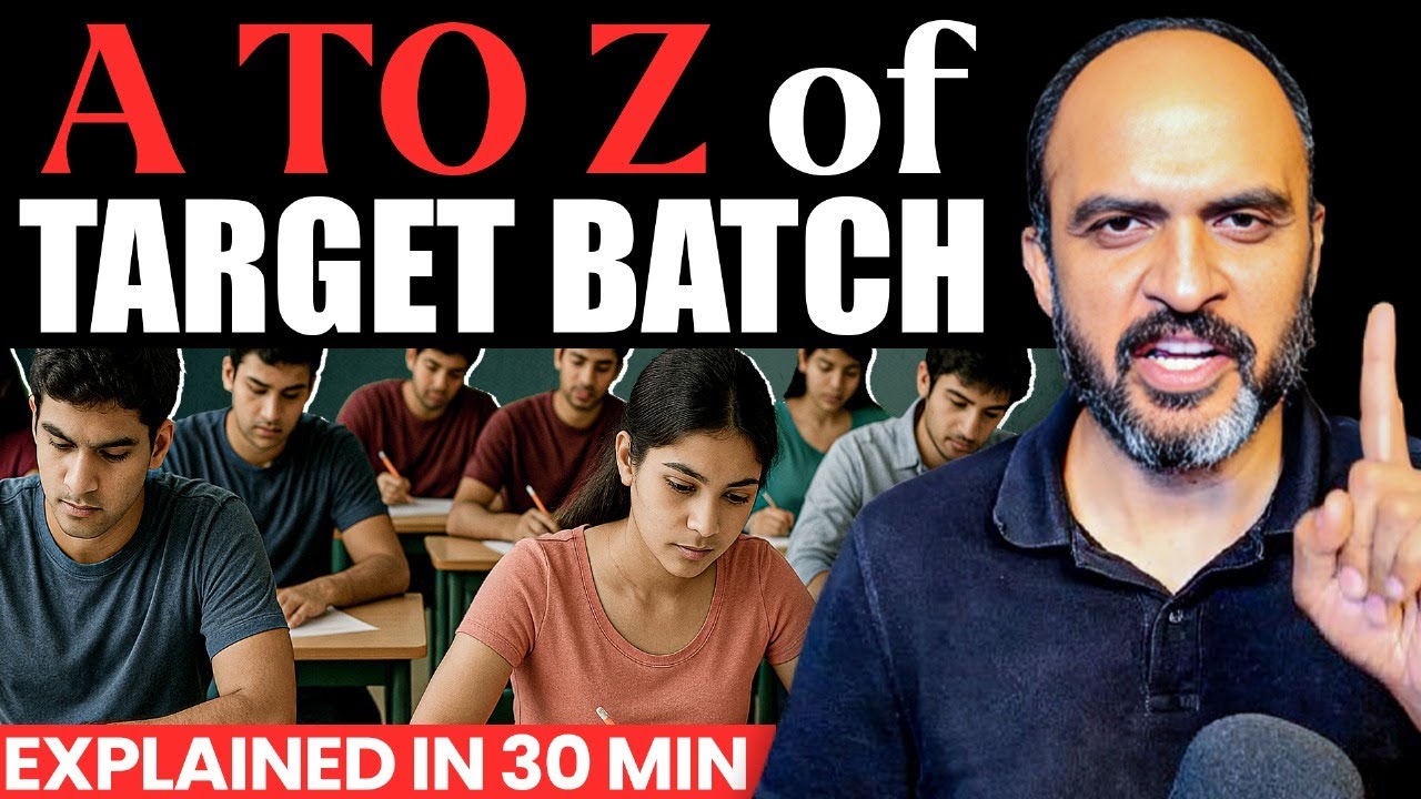 Explained in 30 Min - Everything about Target Batch for NEET aspirants ...