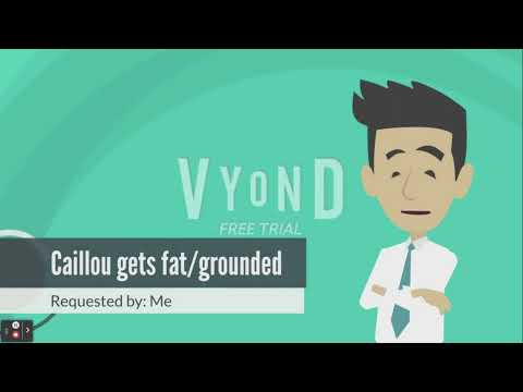 Caillou gets fat at Pizza Hut/grounded