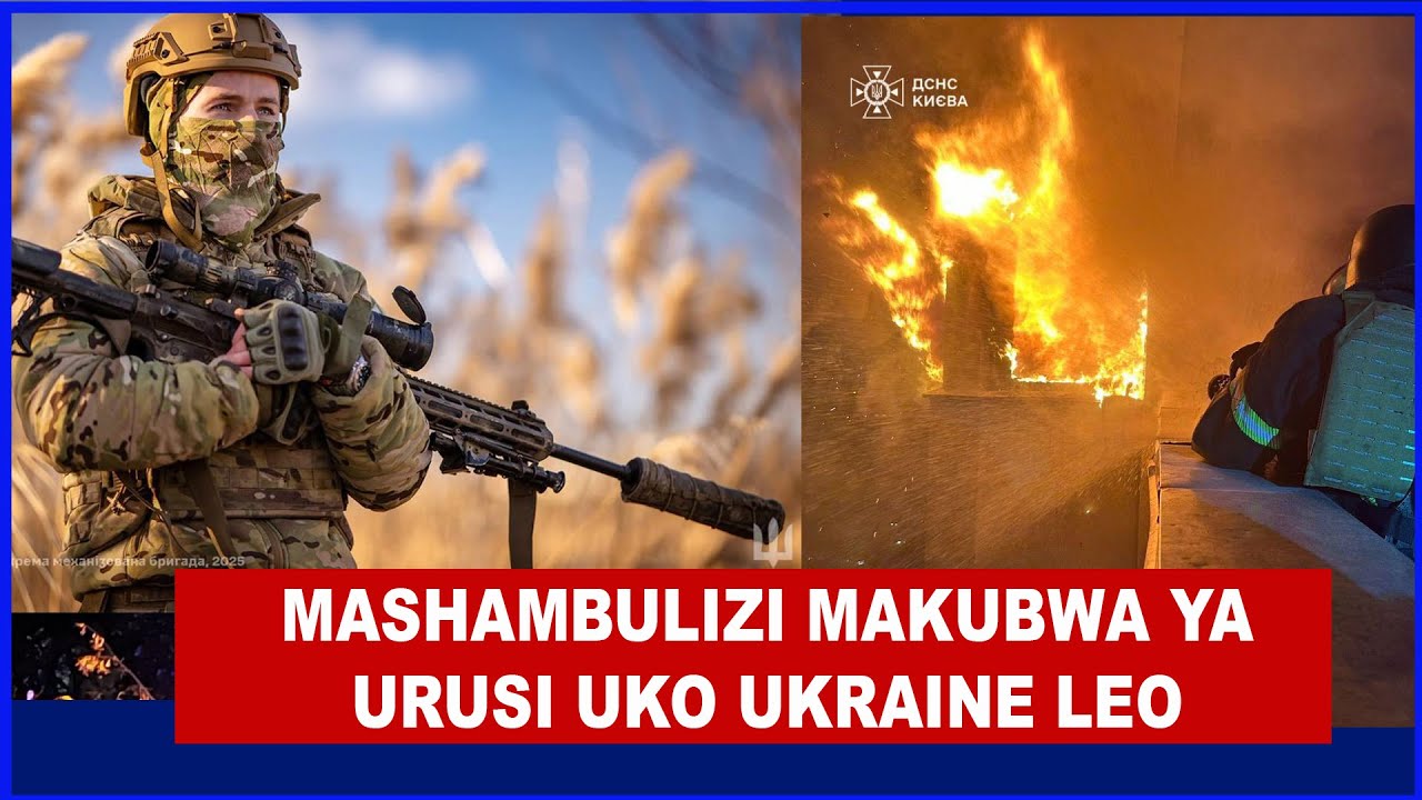URUSI YAFANYA MASHAMBULIZI MAKUBWA SANA UKRAINE LEO | VITA YA URUSI NA ...