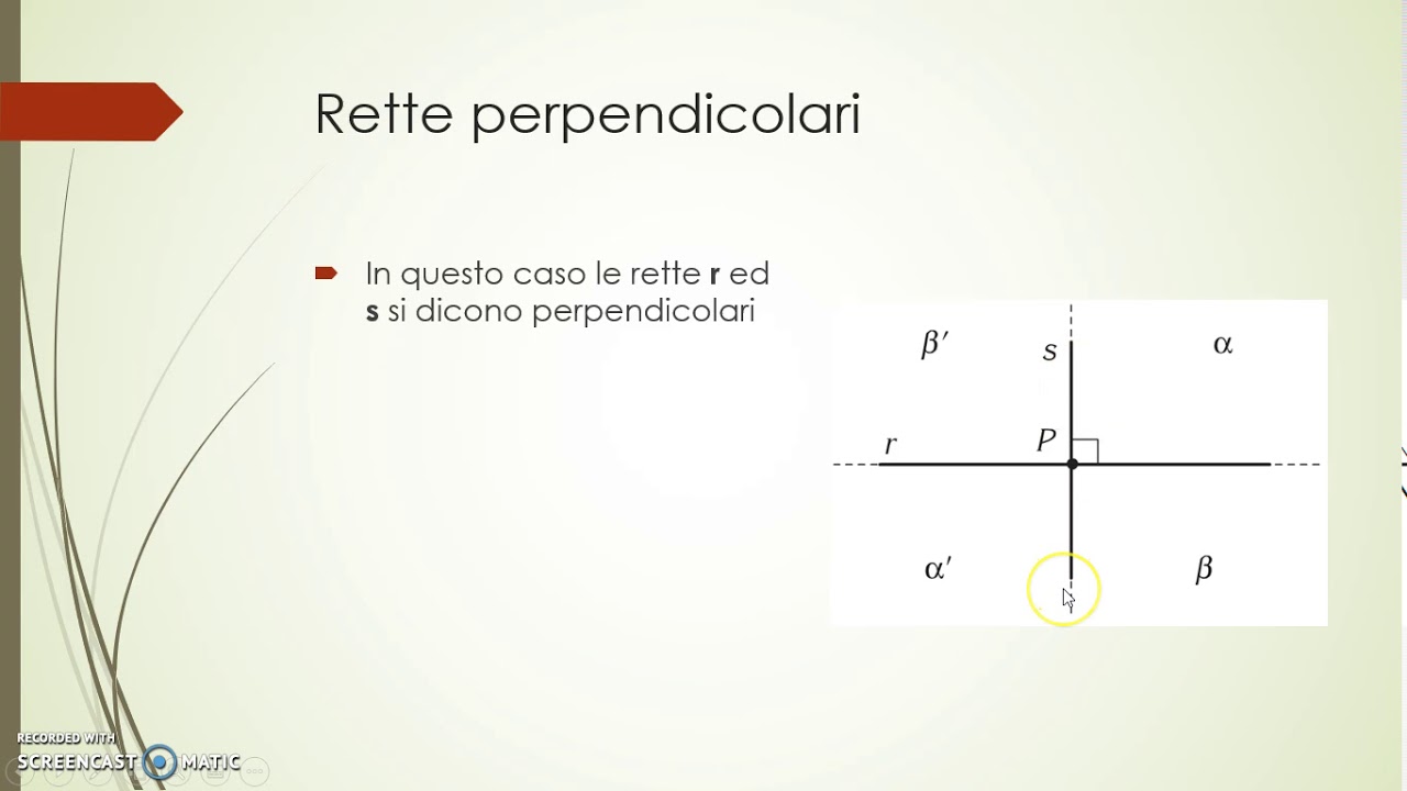 6.1 Rette perpendicolari - YouTube