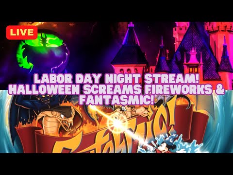 LIVE DISNEYLAND & DCA! LABOR DAY CHILL NIGHT STREAM-HALLOWEEN SCREAMS ...