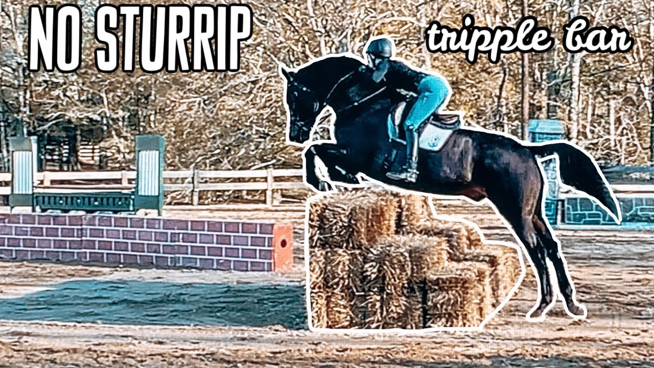 jumping hay bales without stirrups!! | vlogmas day 13 | Eleese S - YouTube