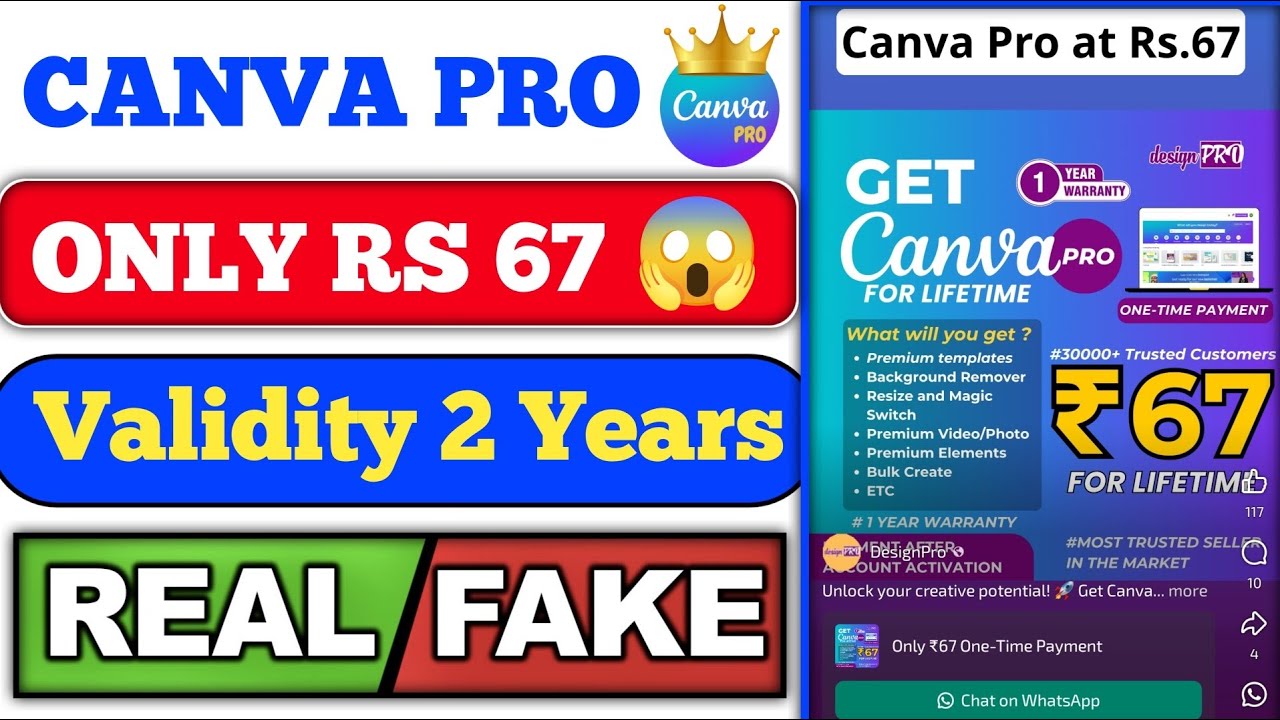 Canva Pro Big Scam 😱 | Canva Pro Ka Asli Sach - YouTube