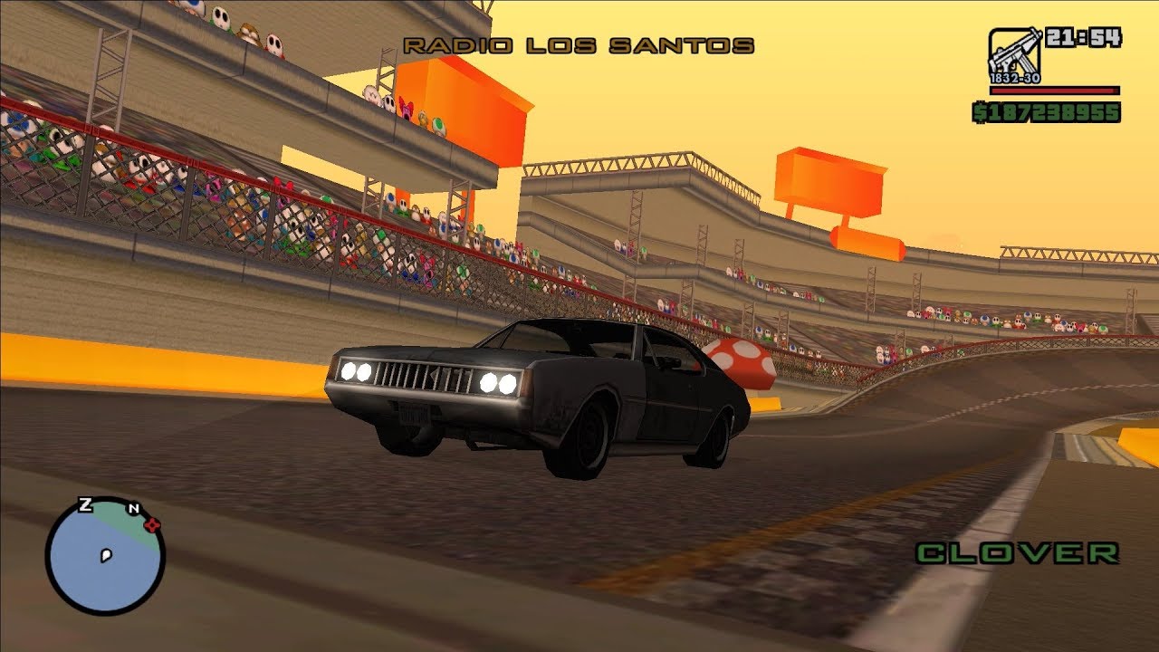 GTA: San Andreas [PC] (Mario Kart 7: Toad Circuit) Mod Showcase [1080p ...