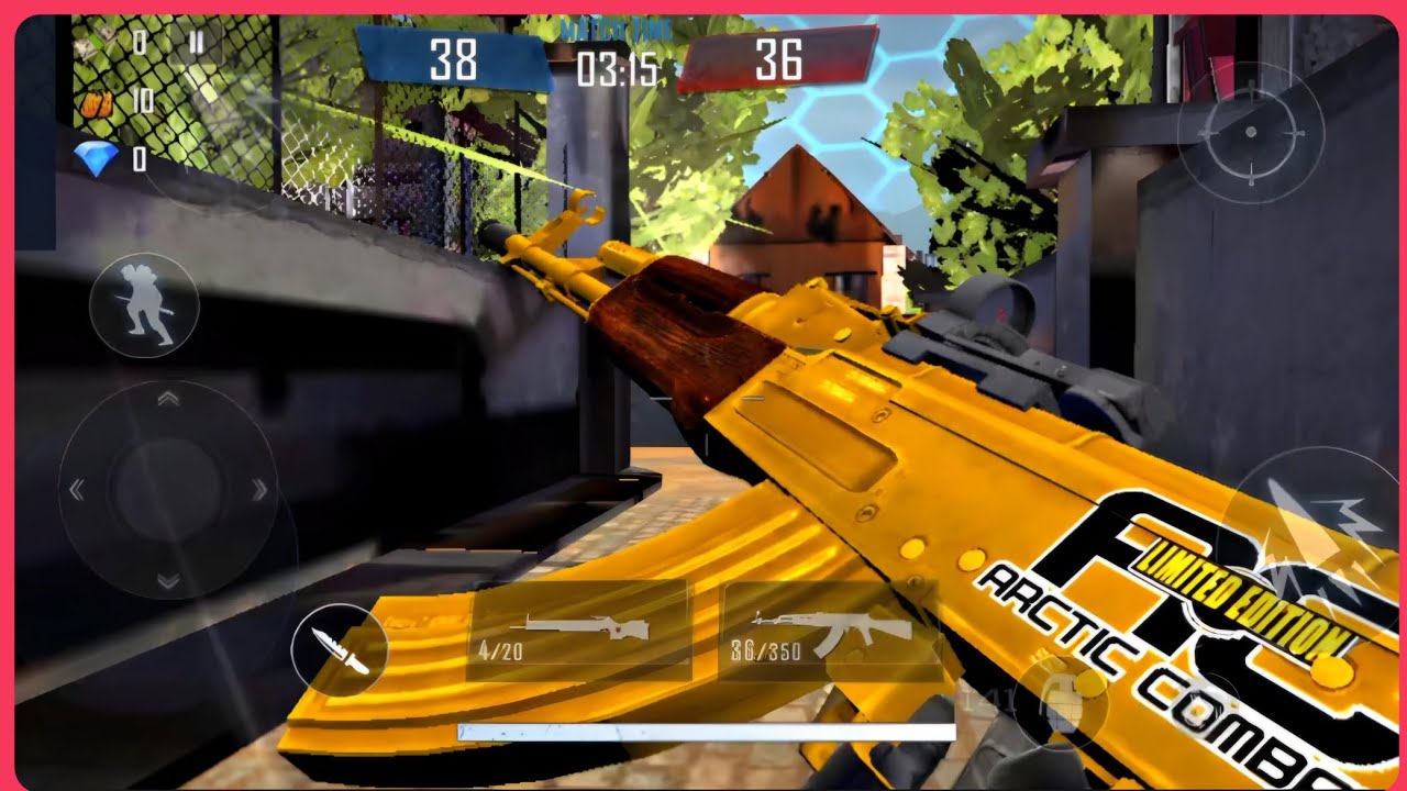 Golden AKM is Best| Battle Ops Gameplay #fpsgames - YouTube