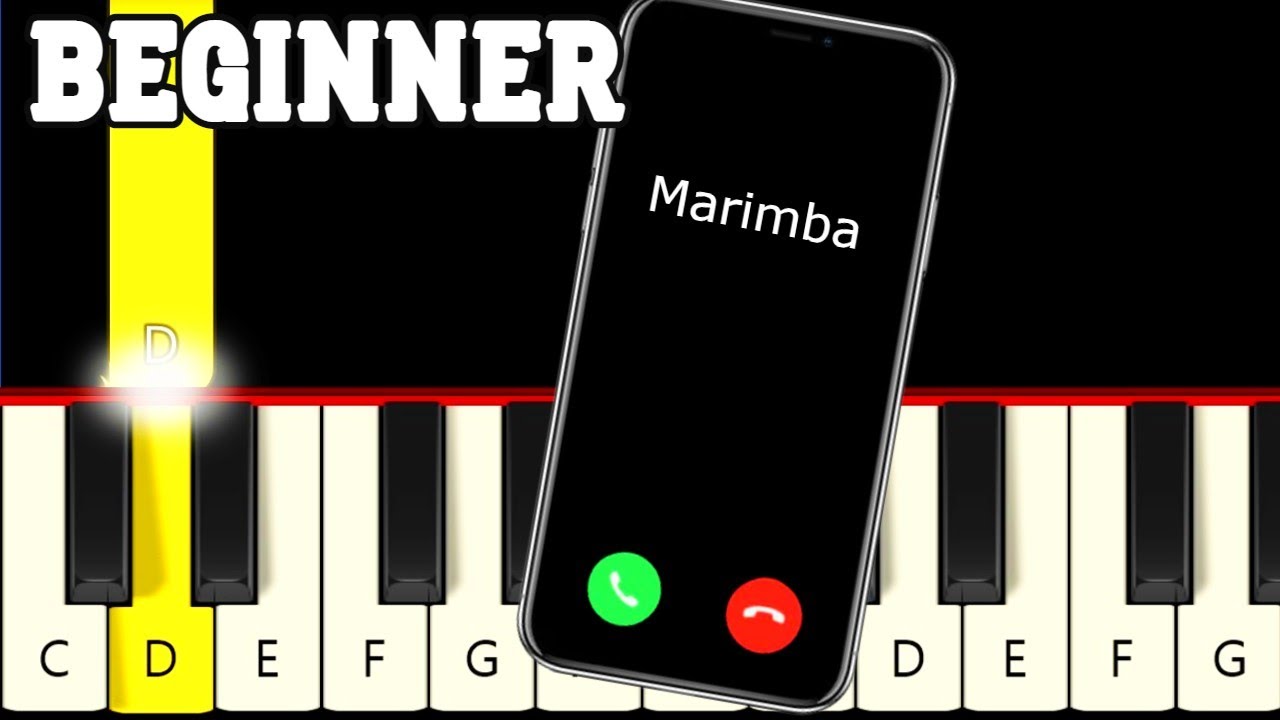 5 iPhone Sound Effects - Easy and Slow Piano tutorial - Beginner - YouTube