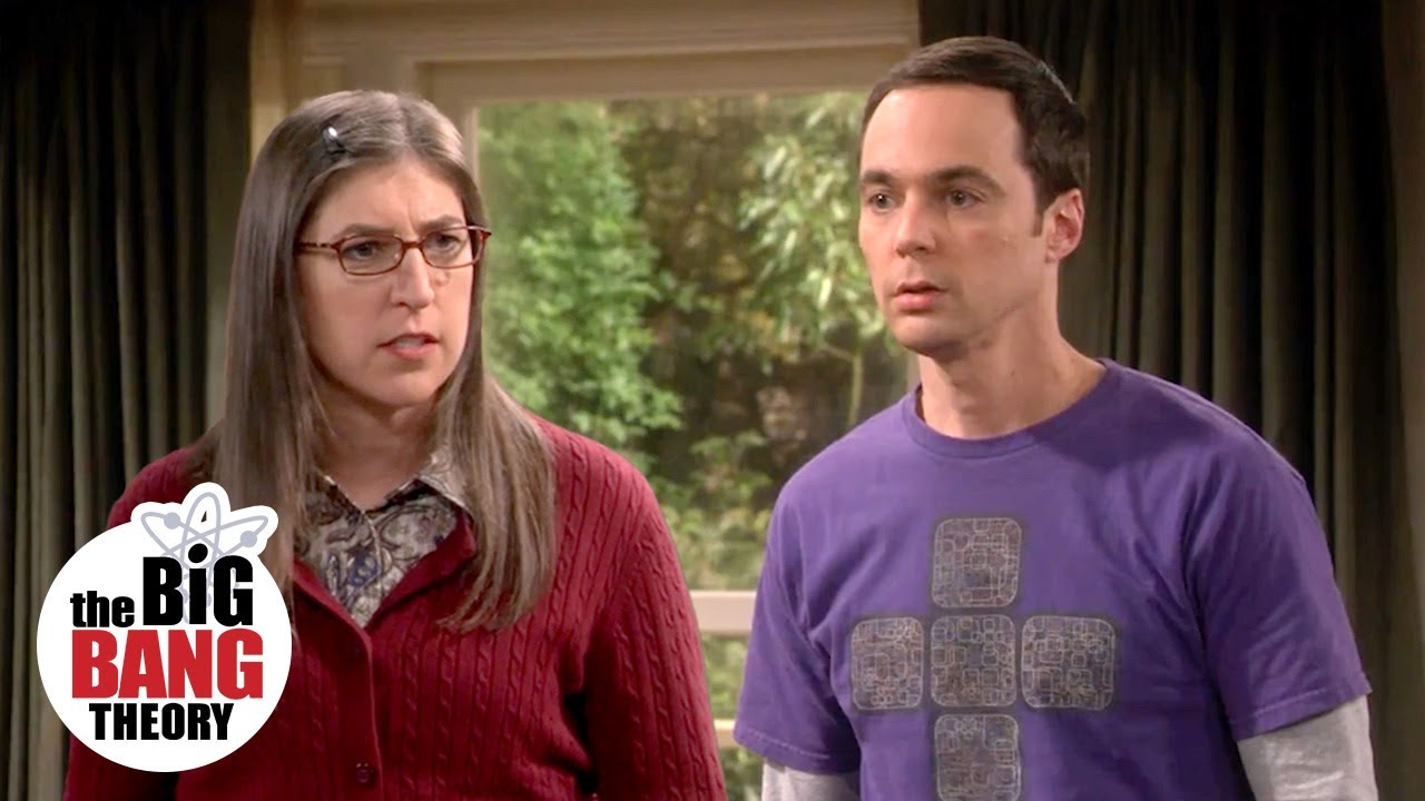 Amy & Sheldon Breakup During a Wedding | The Big Bang Theory - YouTube