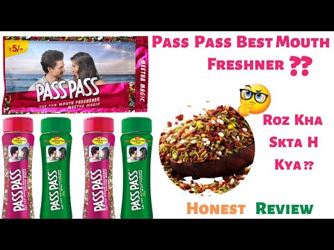Pass pass mouth freshner review - YouTube