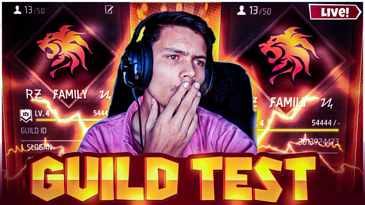 FREE FIRE LIVE GUILD WAR | GUILD TEST LIVE | GUILD FEST #freefirelive # ...