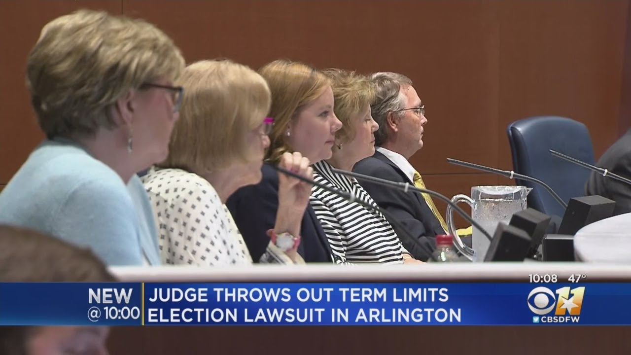 Judge Throws Out Lawsuit Challenging Arlington Term Limits Youtube