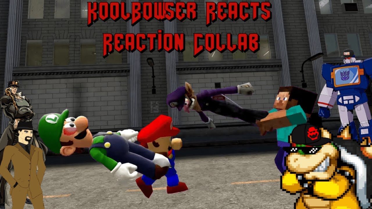 SM64: Meet the Steve + SMG4: Mario VS Steve | KoolBowser Reacts To SMG4 ...