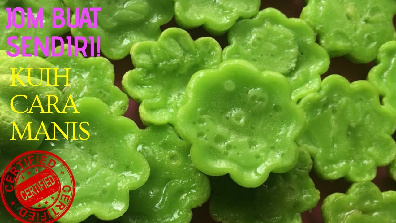 RESEPI MUDAH KUIH CARA MANIS BERGULA - YouTube