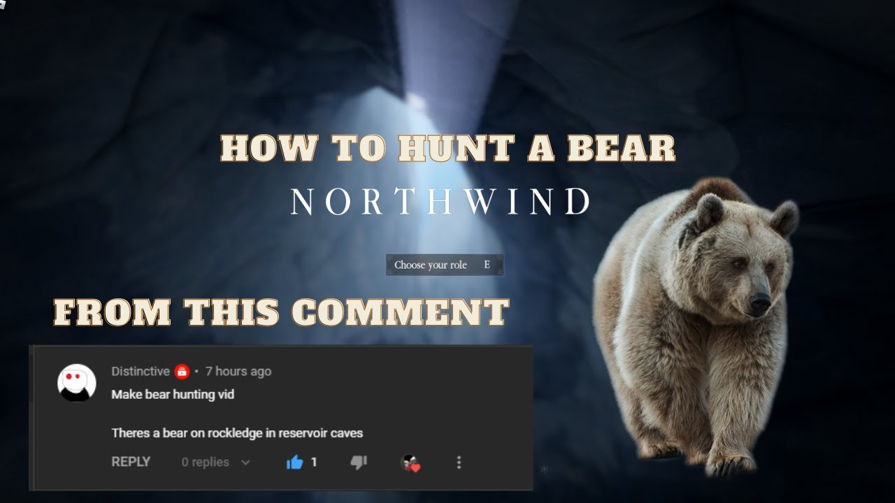 How to hunt a bear in Northwind (Roblox) - YouTube