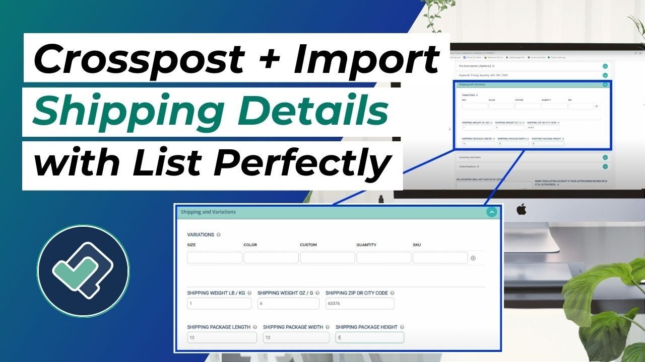Crosslist and Import Shipping Details with List Perfectly - YouTube
