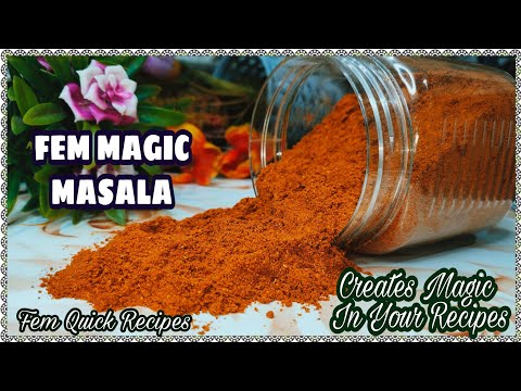 FEM MAGIC MASALA❤️ - Aisa Masala Powder Jo Apkey Recipes May Char Chand Lagadey | Best Spice Masala🤤