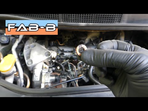 Remplacement d'un joint d'injecteur sur Renault Scénic 1.9 dci 120 ...