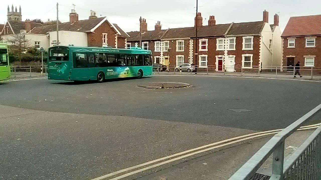 The first Atlantic coast bus departs from Bridgwater bus station for ...
