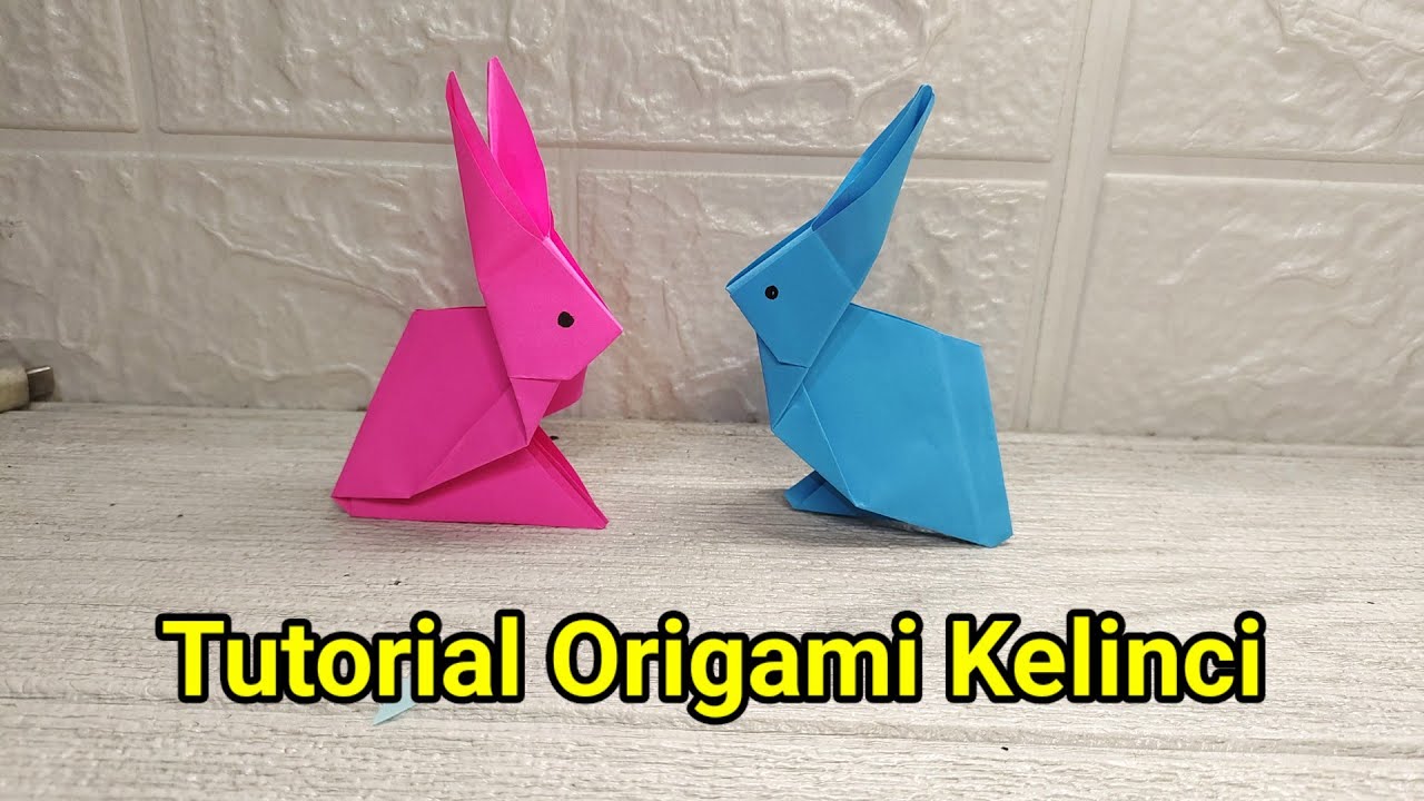 Tutorial Origami Kelinci || Origami Mudah Untuk Anak-anak - YouTube