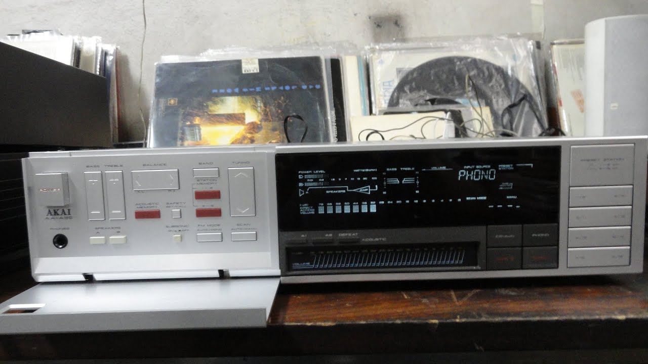 O Rei do Som - Receiver Akai AA-A35 - YouTube