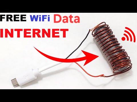 HOW TO GET FREE INTERNET FROM COPPER WIRE WiFi AT HOME
