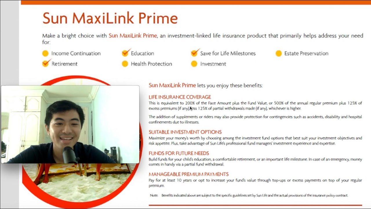 SUN MAXILINK PRIME / 2 in 1 PLAN INSURANCE + INVESTMENT - YouTube