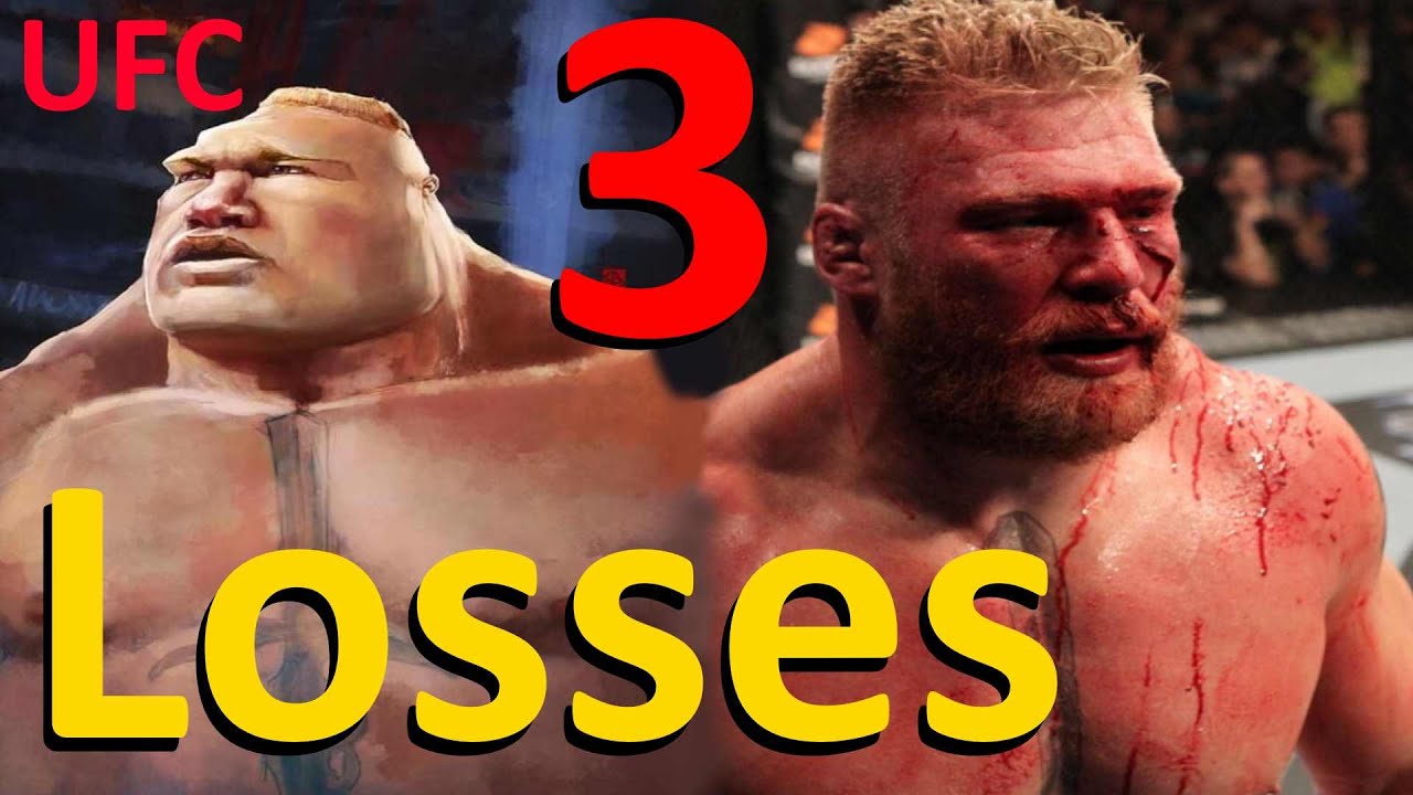 Brock Lesnar ALL LOSSES in 4 min. - UFC is not for JOCKs - YouTube