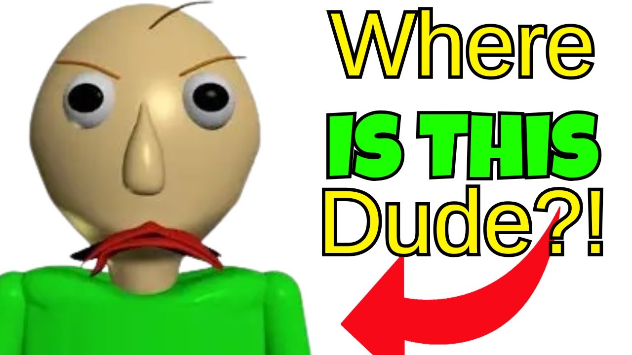 Where's Baldi (Baldi Mod!) - YouTube