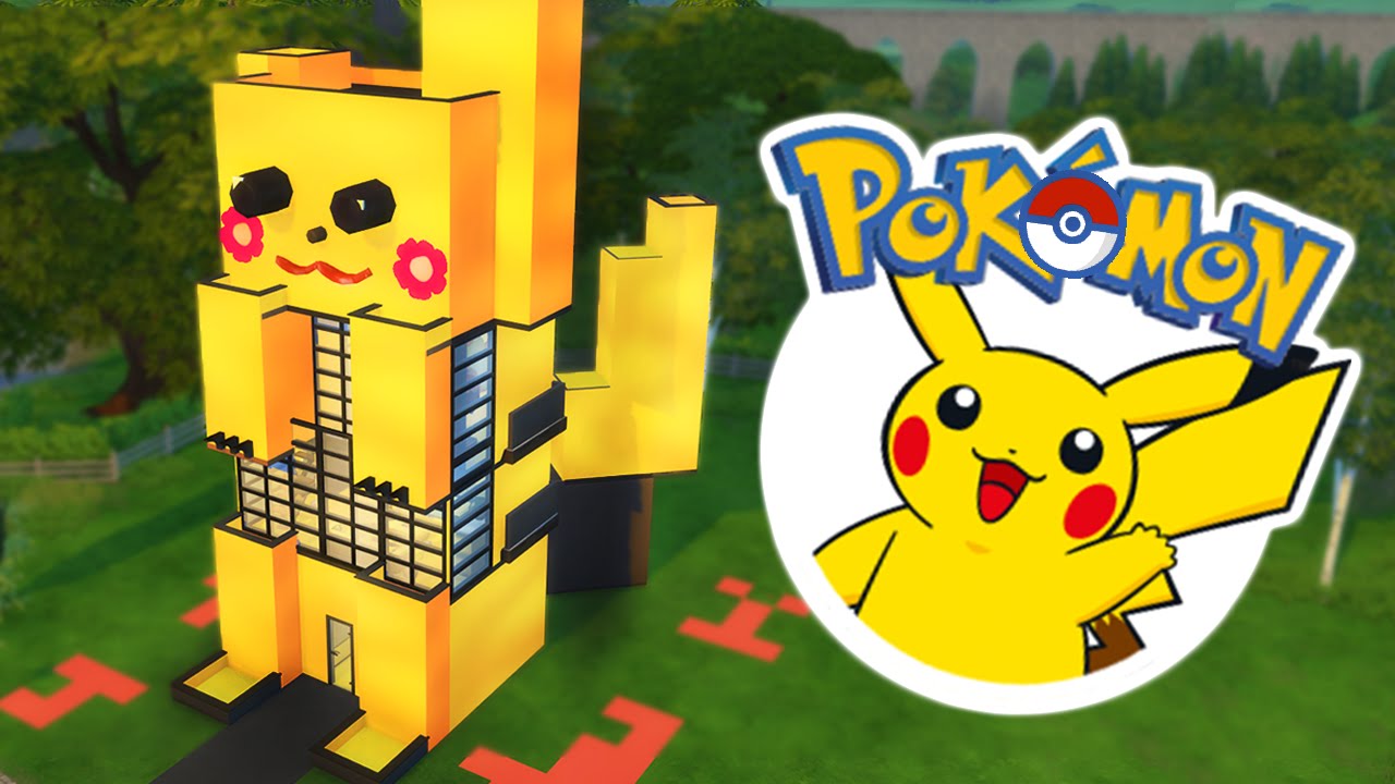 PIKACHU HOUSE | The Sims 4 Build - YouTube