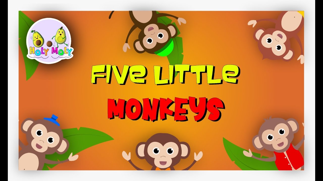 Five Little Monkeys | Classic Nursery Rhymes for Kids - YouTube