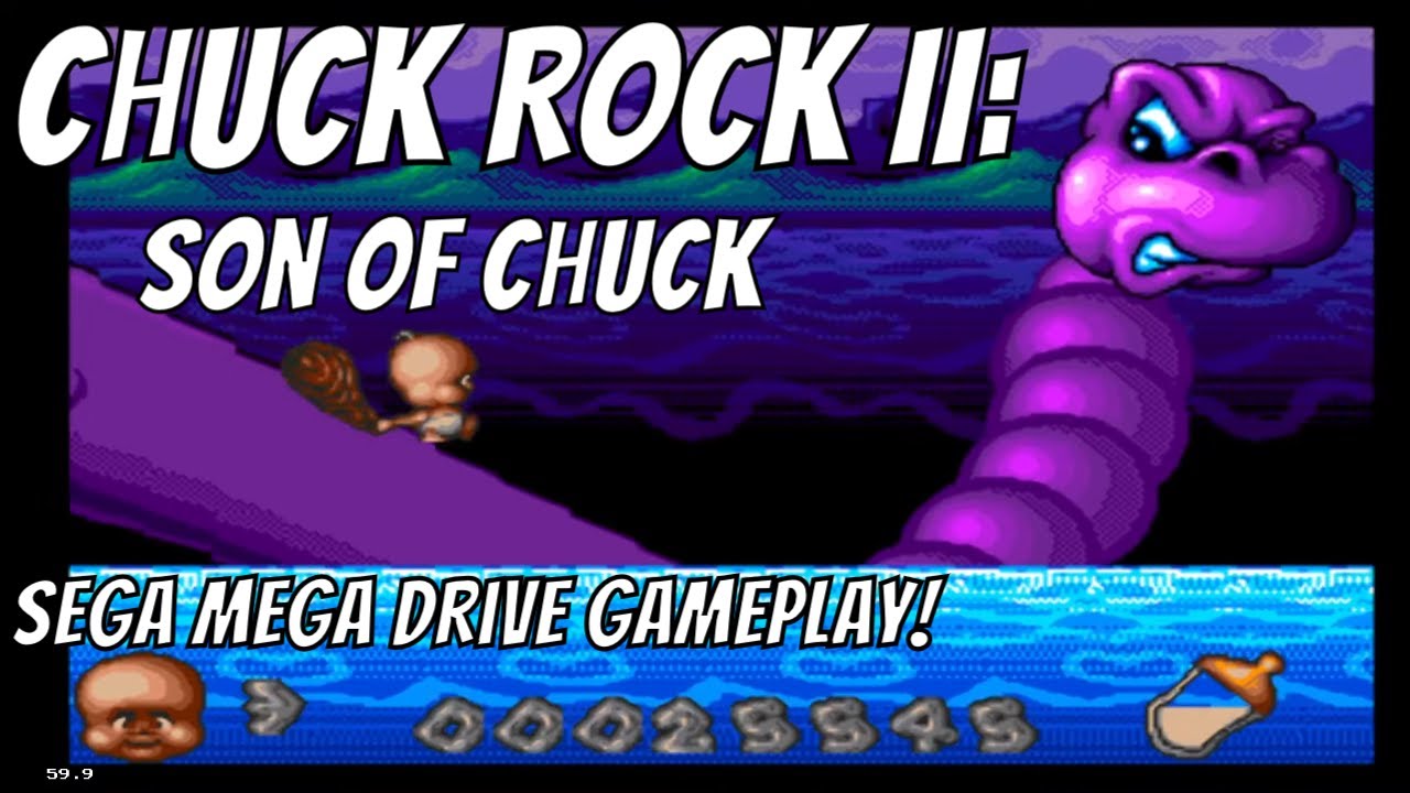 Chuck Rock II: Son of Chuck (Sega Mega Drive/Genesis) Gameplay in HD ...